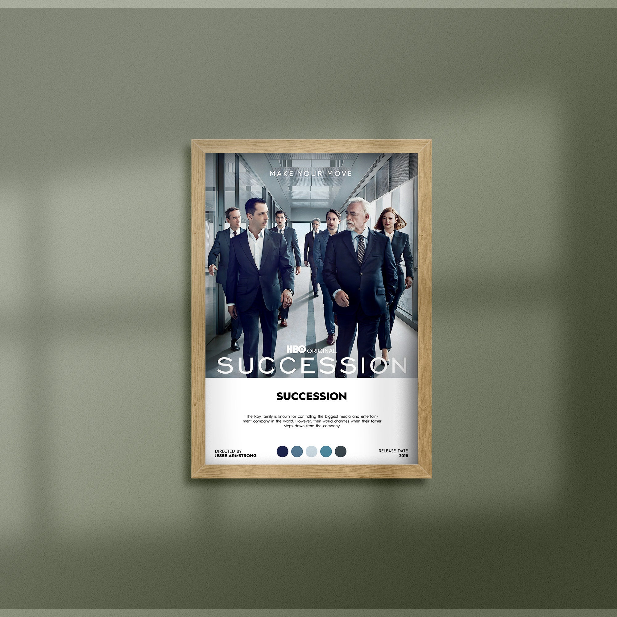 Succession Poster, Succession Wall Art, Succession Decor, Succession TV ...