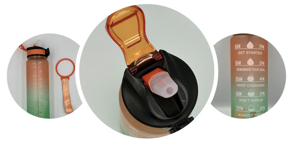 Water Bottle, Motivational Scale and Personalisation Options Available ...