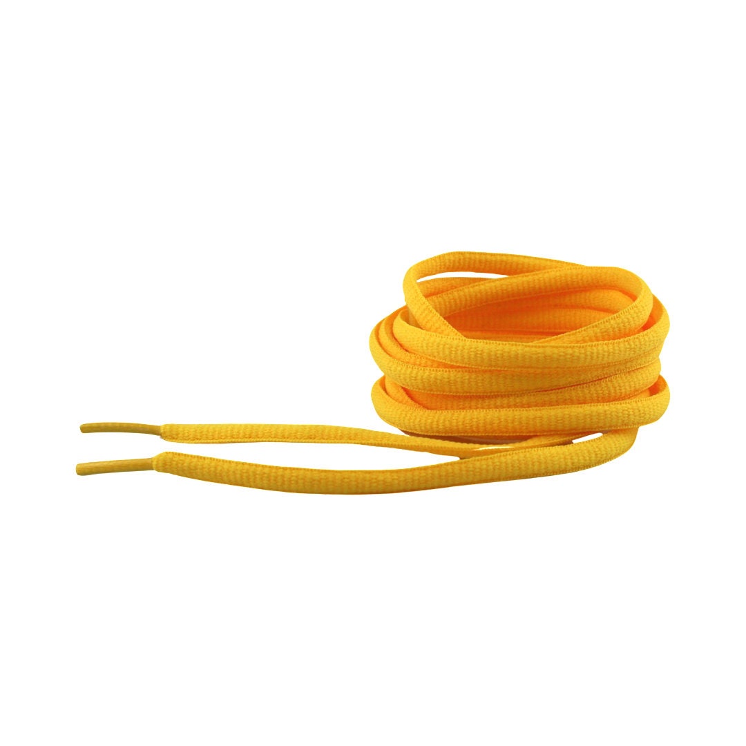 Yellow Shoelaces Round Shoelaces in Light Yellow Round Shoelaces Yellow ...