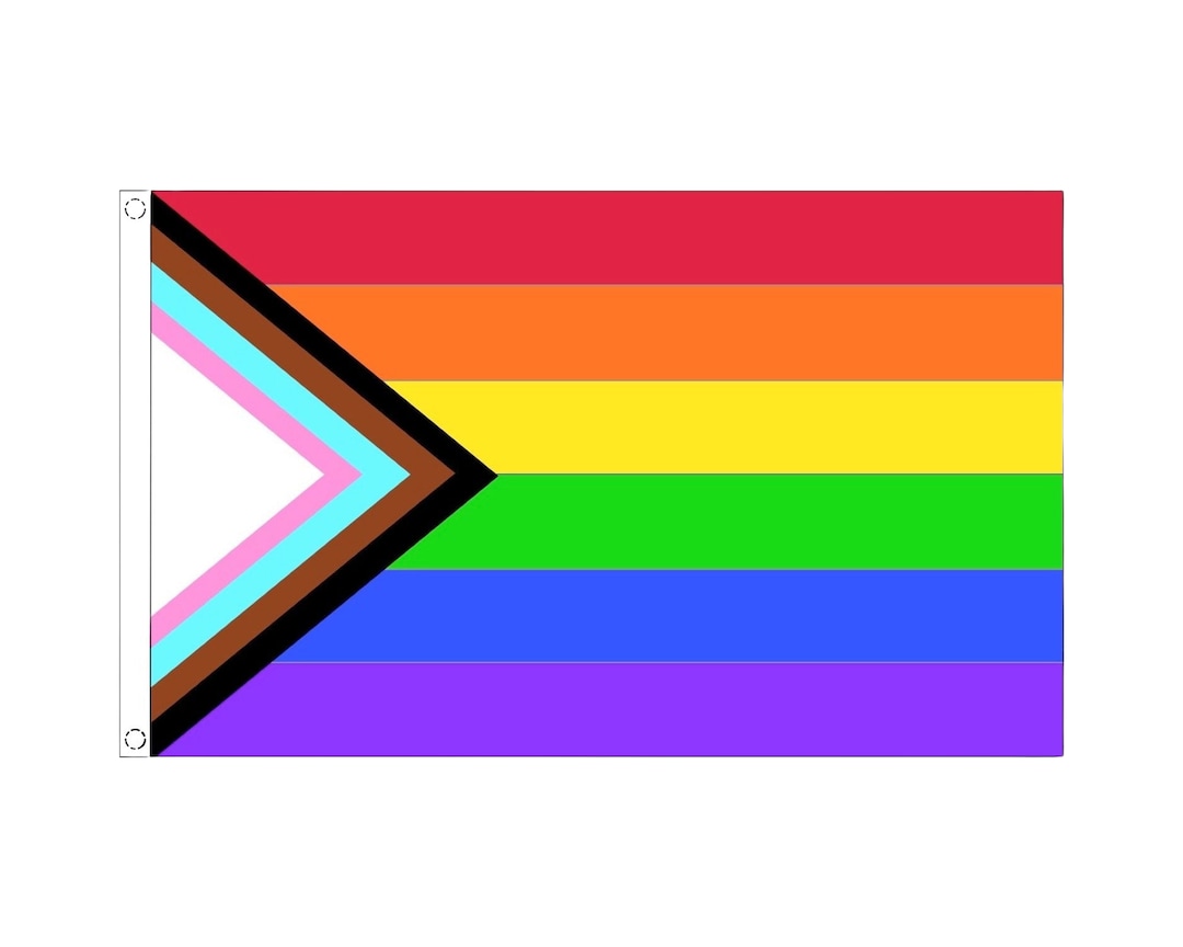 LGBTQ Flags Progress Pride Flag LGBTQ Banner Progress Pride Flag CSD ...