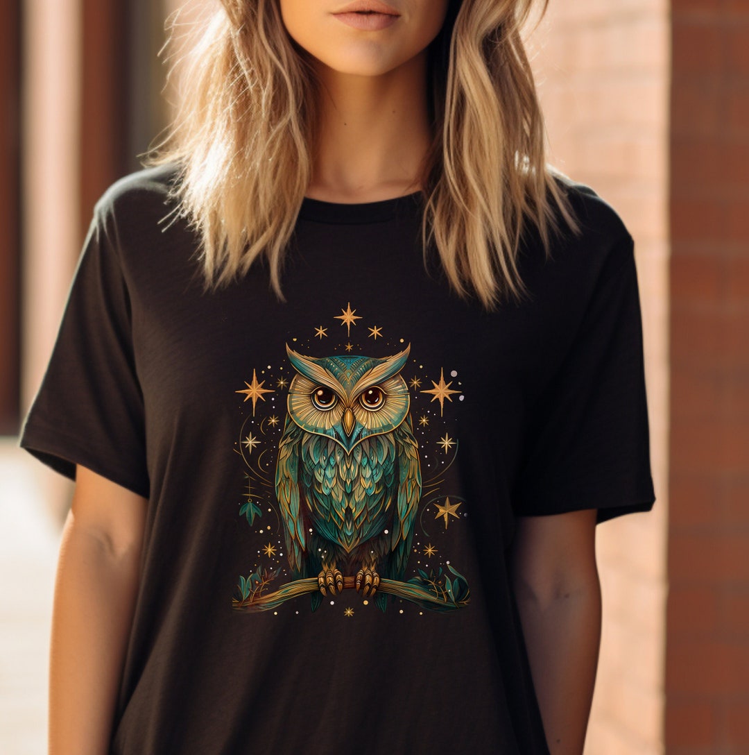 Owl Tshirt, Owl Shirt, Owl Gift, Gift for Owl Lovers, Animal Tshirt ...