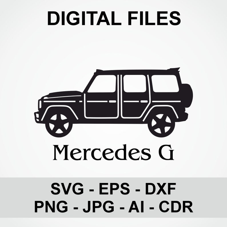 G, Gelenda, German Car, Dxf, Svg, Ai, Png, Cdr, Digital Files, Laser ...