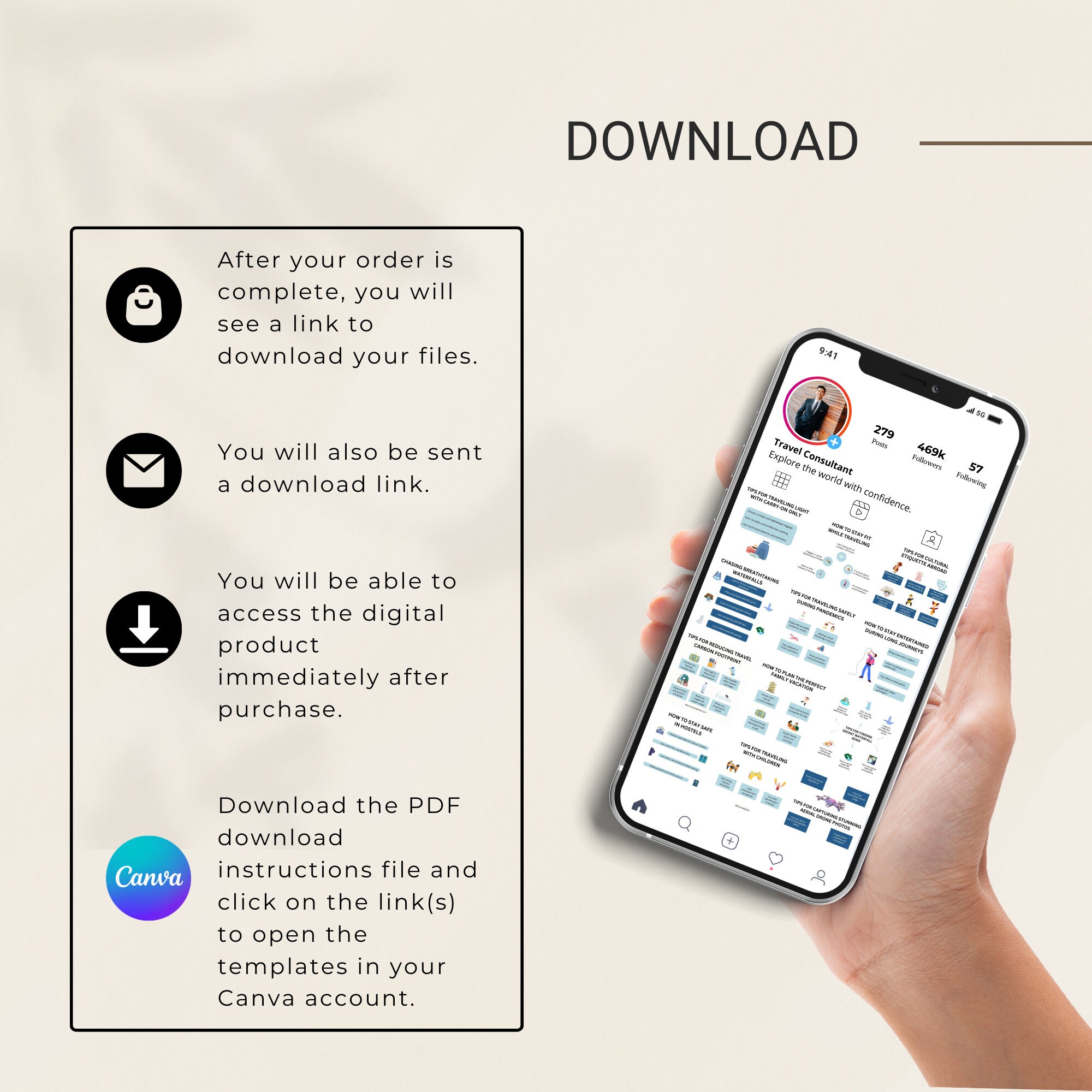 2024 Travel Infographics Instagram Posts, Travel Agency Canva, Travel ...