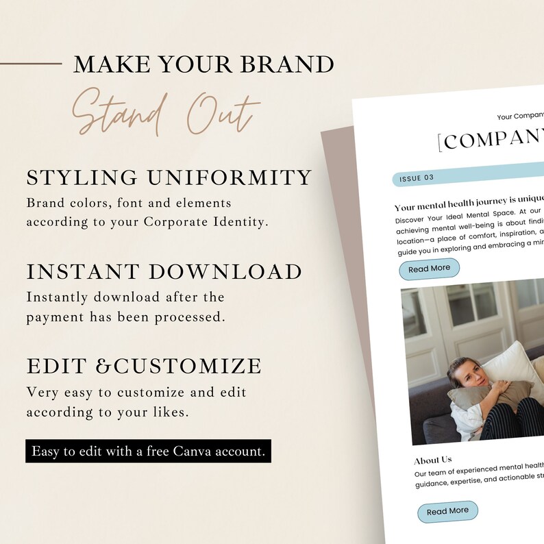 2024 MEGA BUNDLE: Mental Health All in One Bundle Canva, Mental Health ...