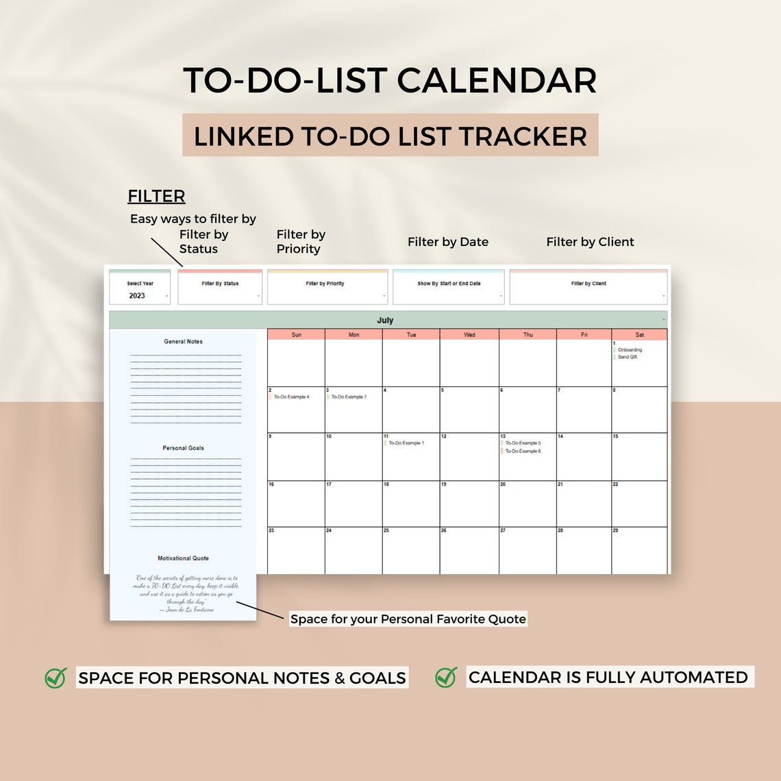 Client Tracker Google Sheets, Task Tracker Google Sheets, Client & Task ...
