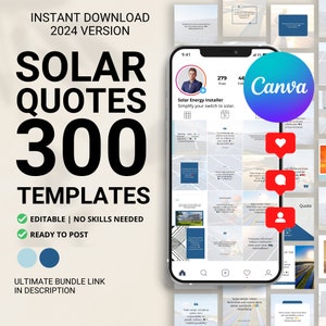 Solar Templates, Quotes Instagram Posts, Solar Canva, Solar Instagram ...