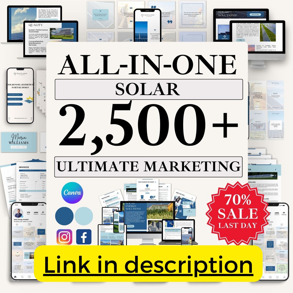 Solar Templates, Quotes Instagram Posts, Solar Canva, Solar Instagram ...