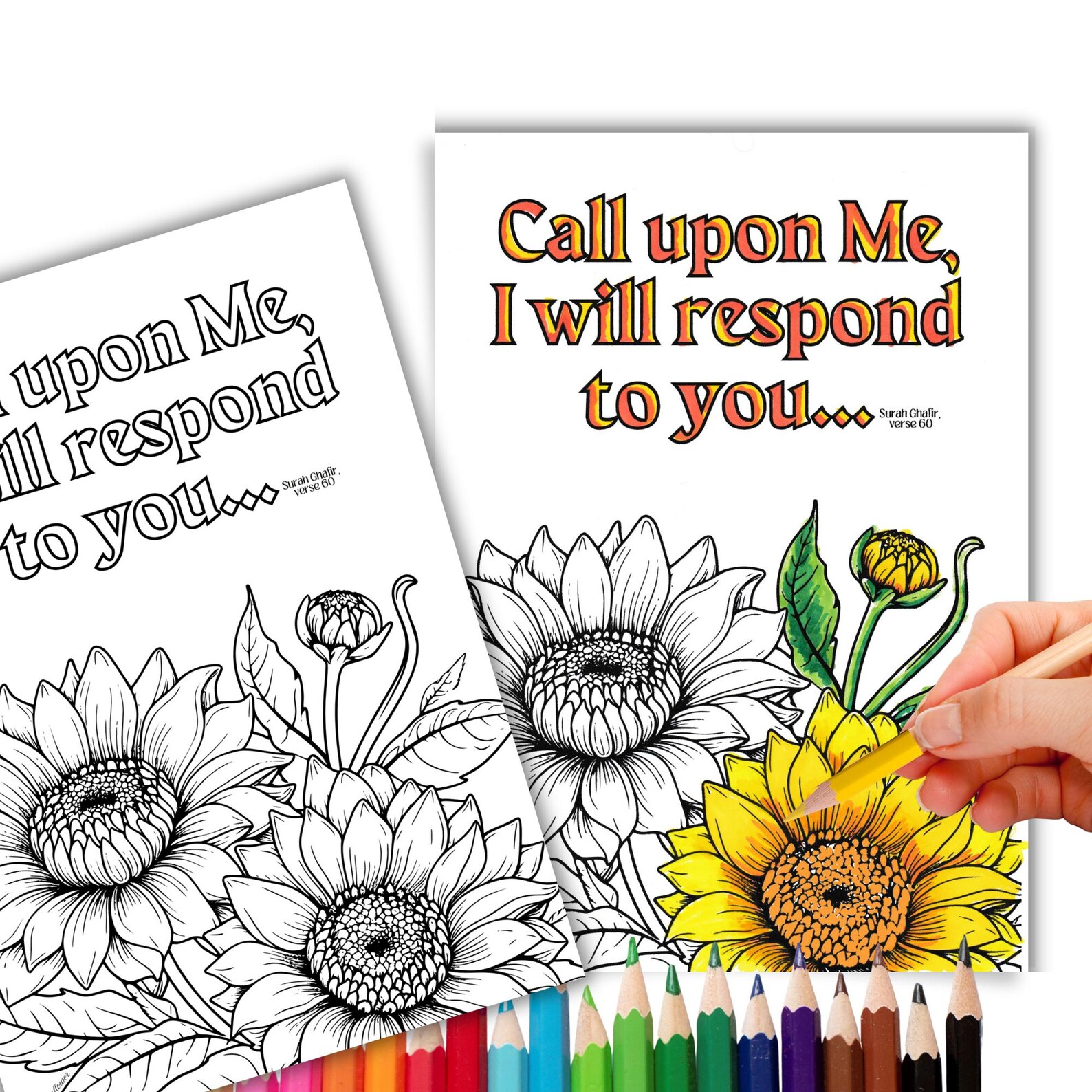 Printable Muslim Colouring Pages for Adult/children Printable Islamic ...