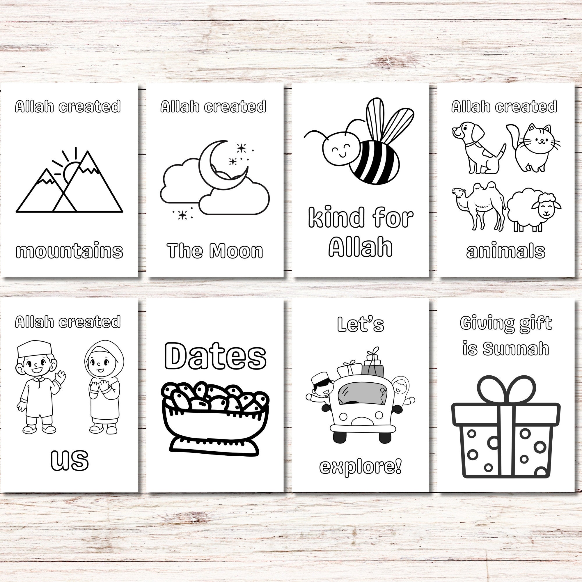 25 Printable Muslim Kid's Colouring Pages Printable Islamic Colouring ...