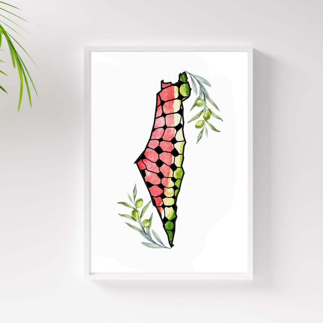 Printable Palestine Wall Art Printable Palestine Poster Printable ...