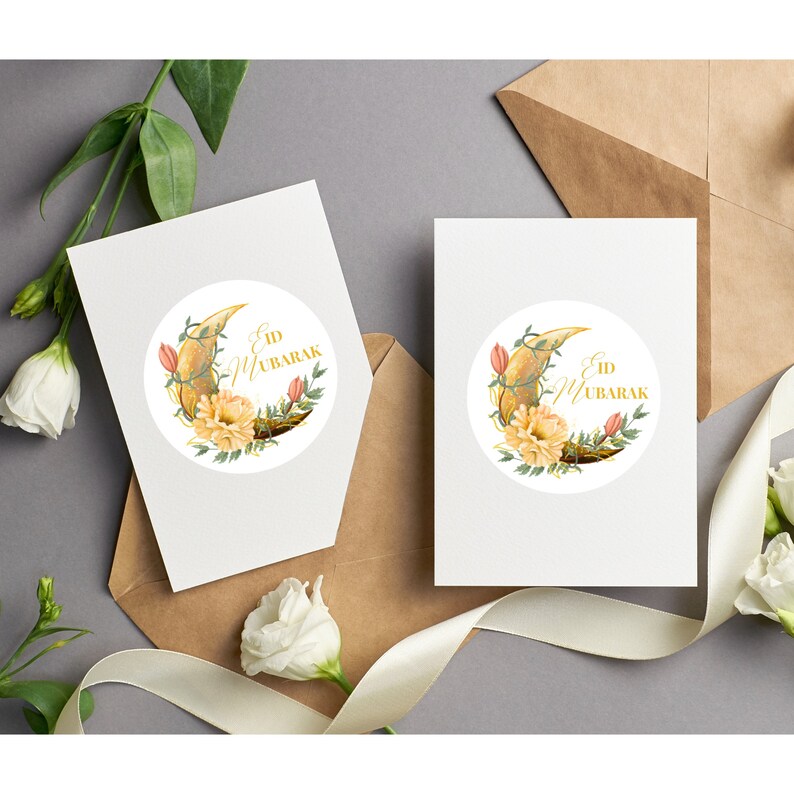 Printable Eid Stickers Printable Eid Mubarak Stickers Printable Digital ...