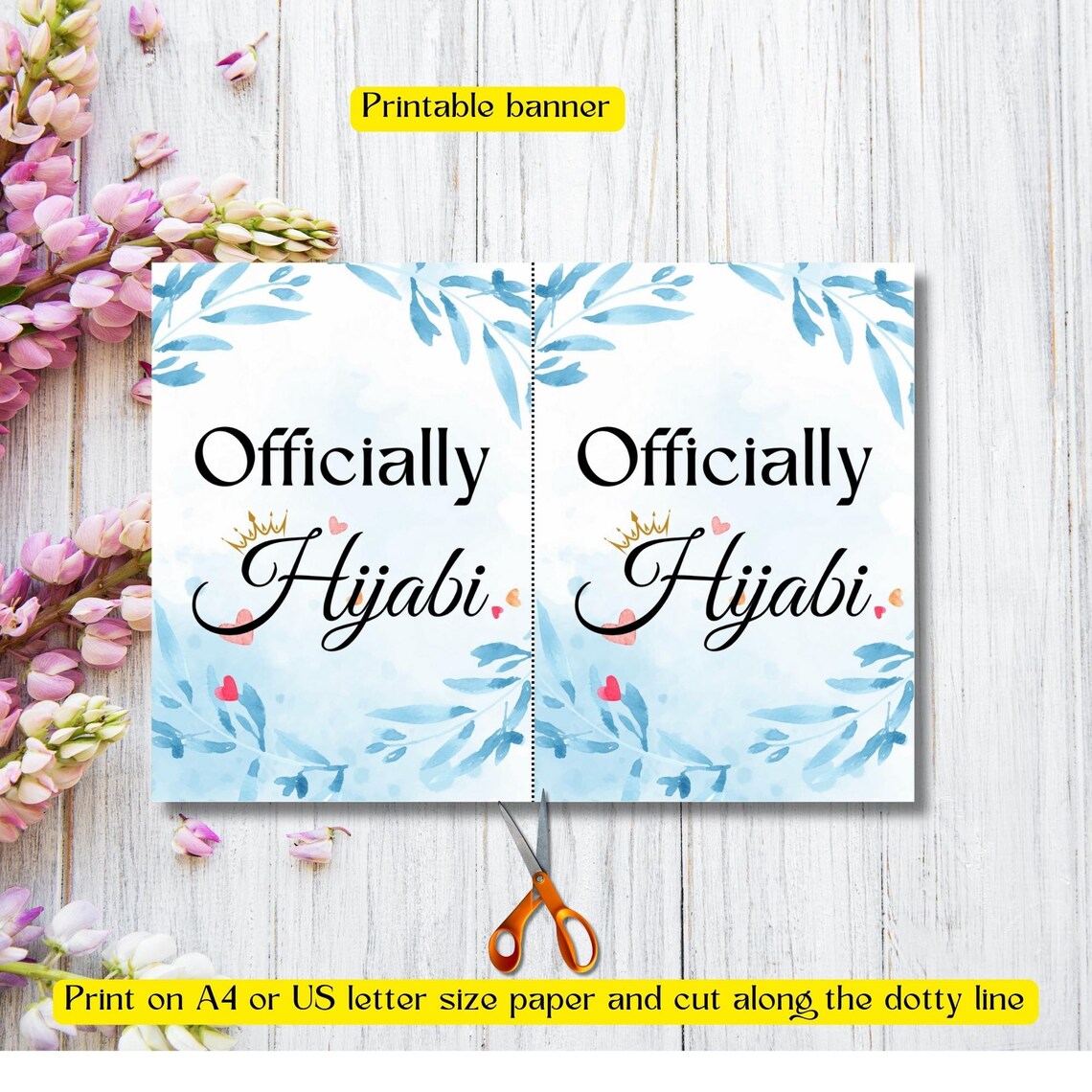 Printable Hijab Party Pack Printable Hijab Party Bundle Printable Hijab ...