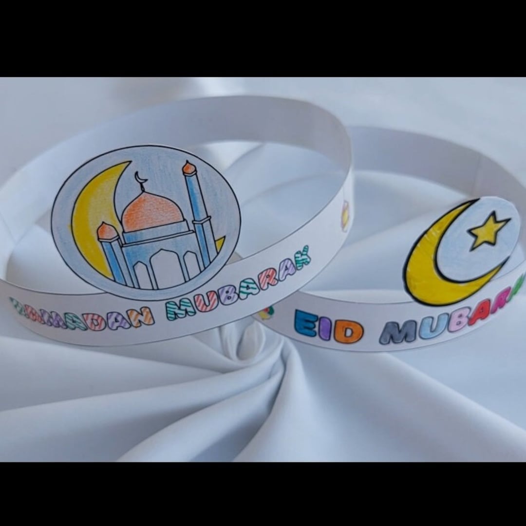Printable Ramadan Party Crown Printable Eid Party Decoration Printable ...