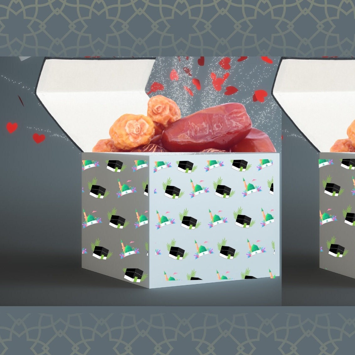 Printable Hajj, Umrah, Eid Al Adha Party Favor Box Printable Iftar ...