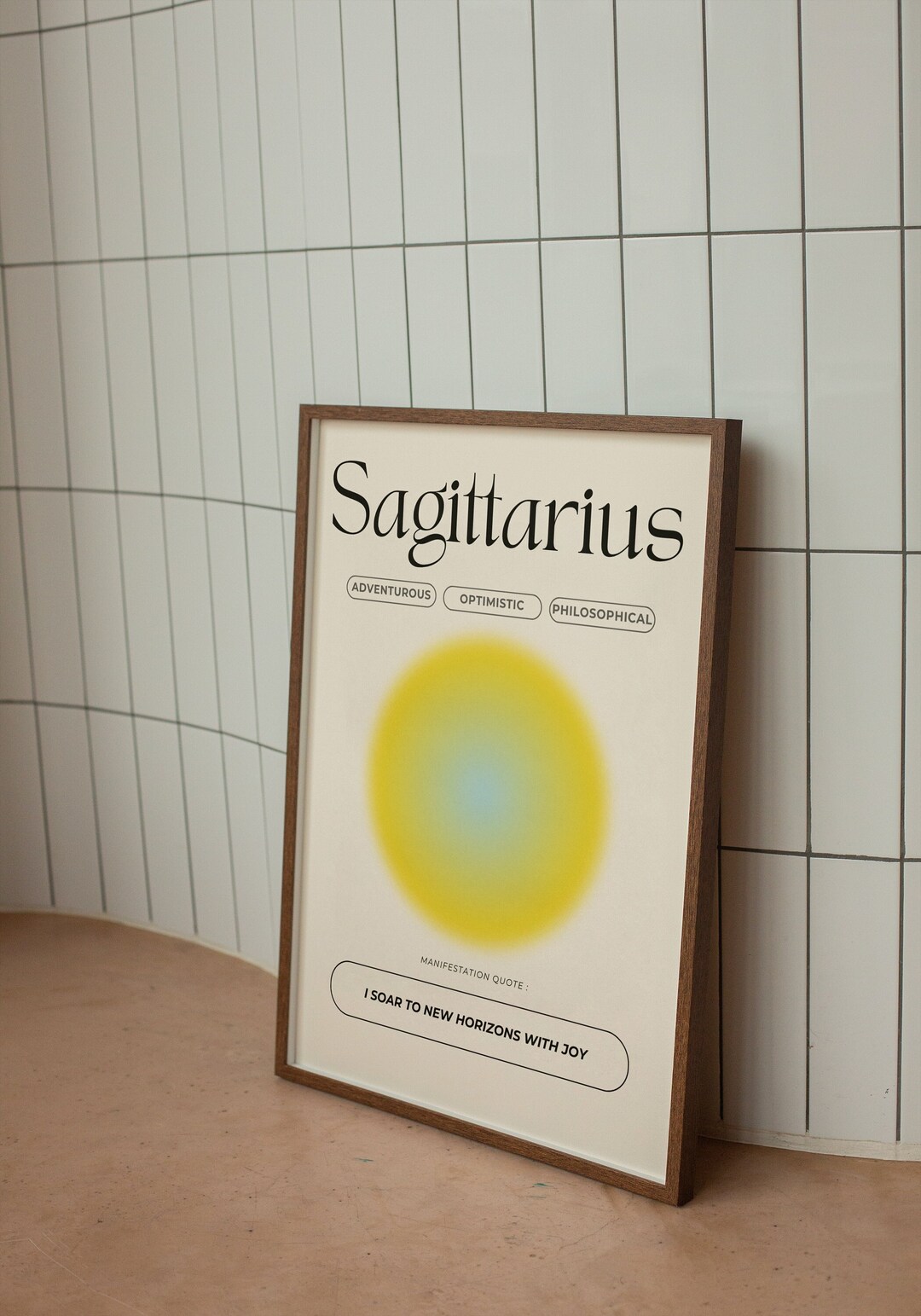 Sagittarius Zodiac Poster, Digital Wall Art, Printable Astrology Poster ...
