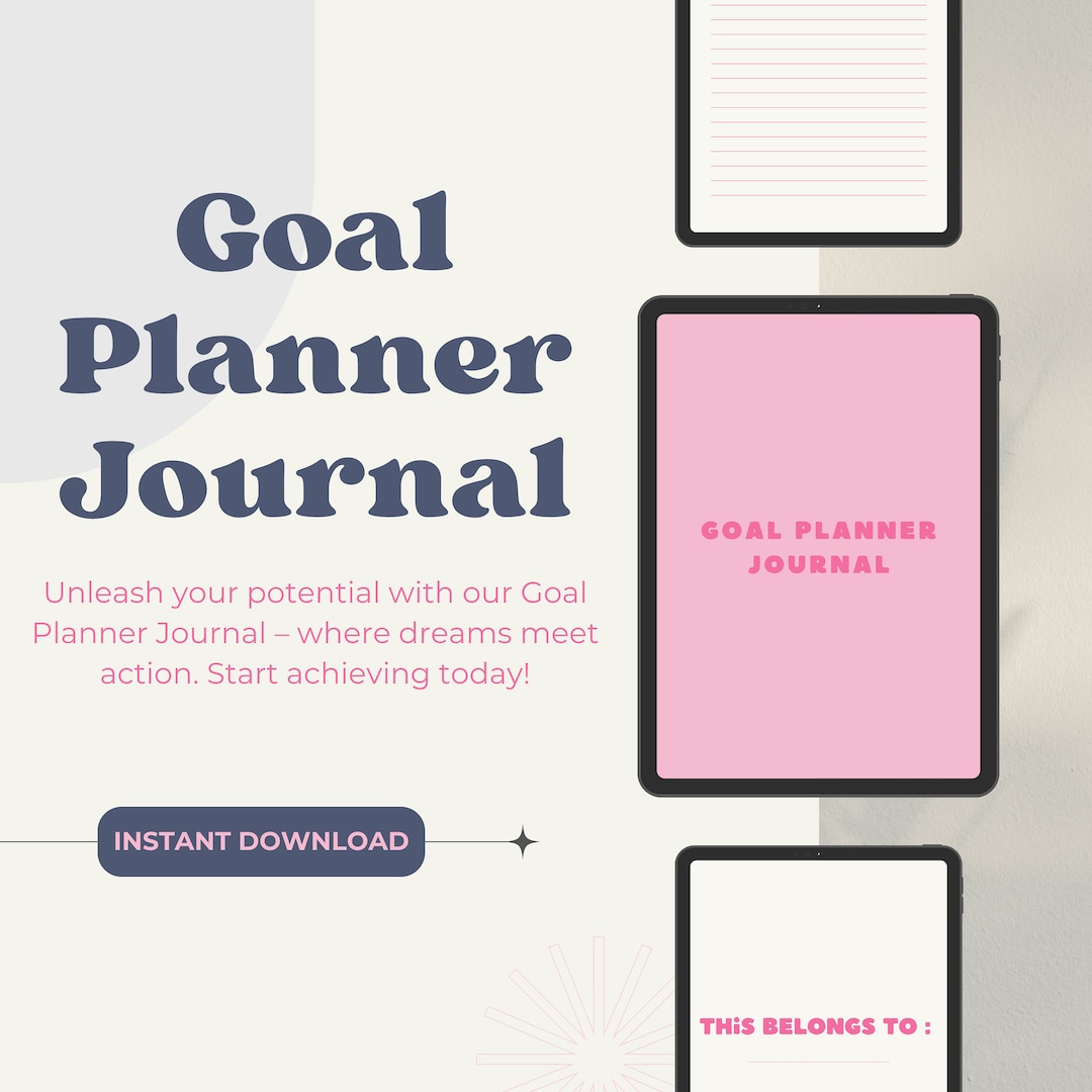 Goal Planner Journal 2024: SMART Goals, Vision Boards, Habit Tracker ...