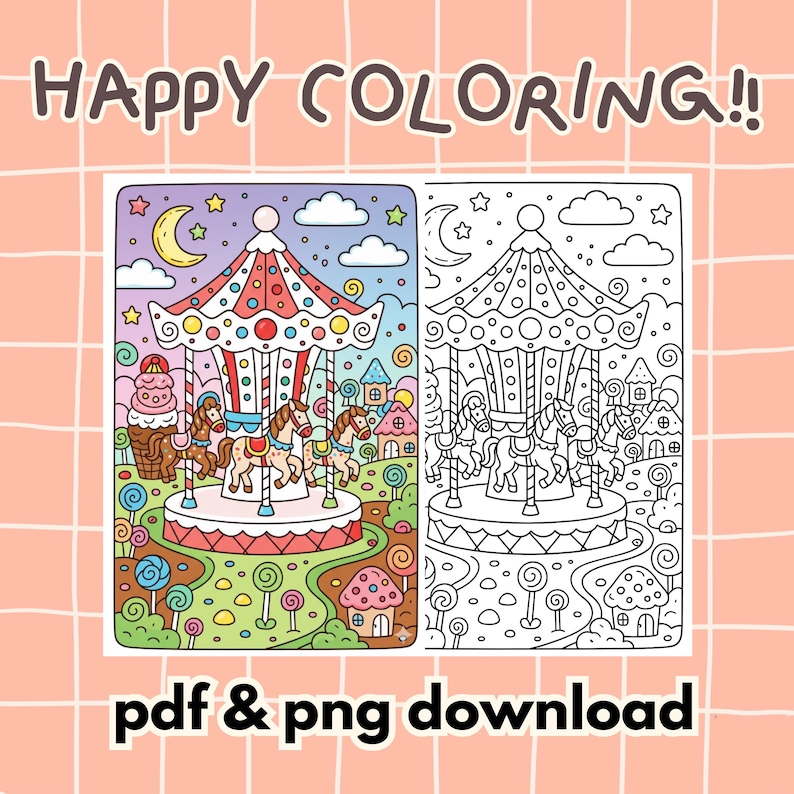 Candy Land Coloring Pages | 20 Fun Sweets and Dessert Designs (PDF ...