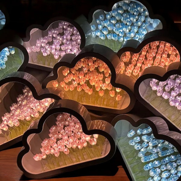 Tulip Cloud Mirror - Etsy