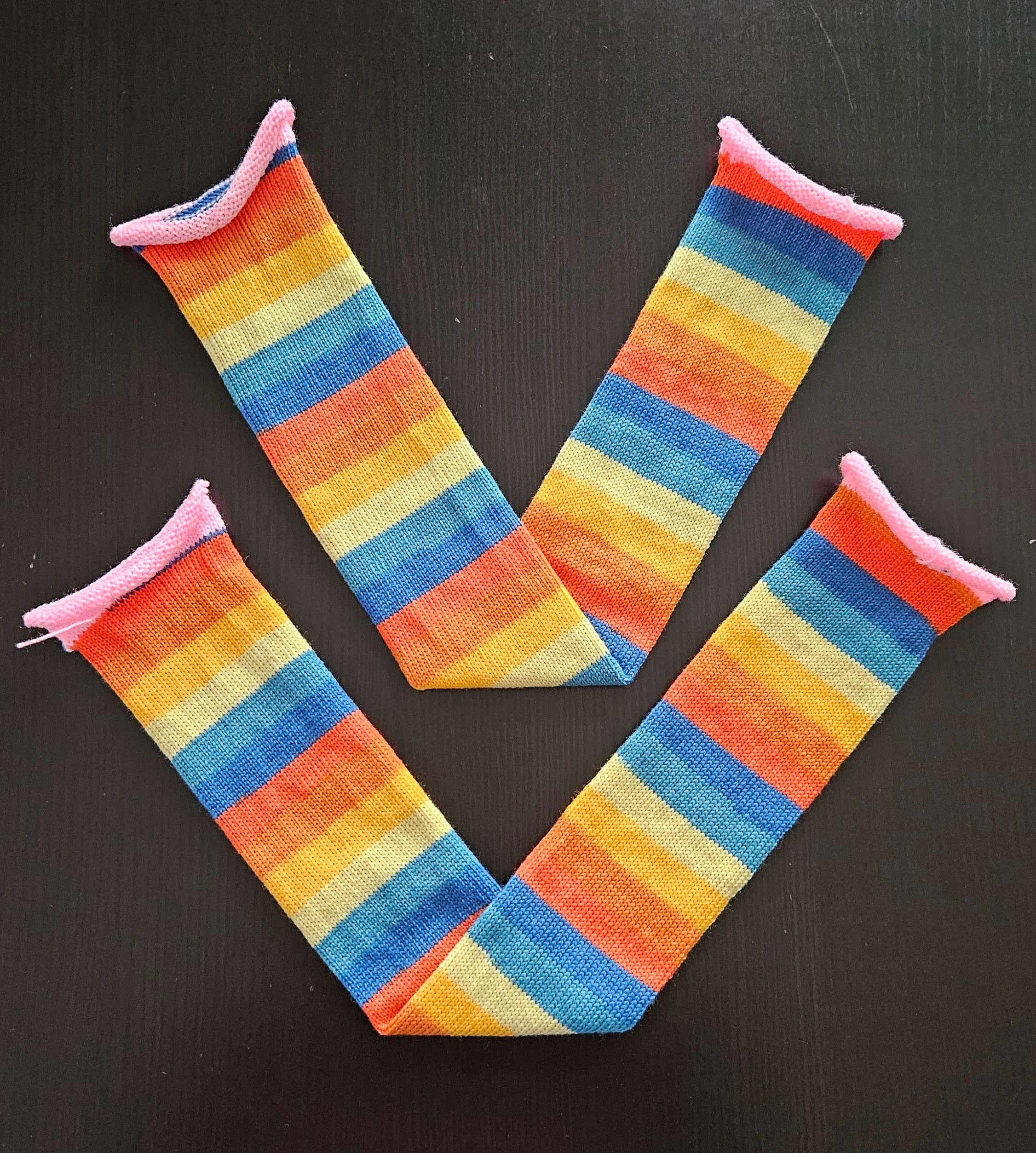 Two Knit Tubes * Sock Tube Knitting Service - Etsy