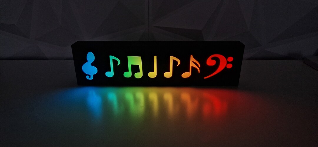 Musical Symbols Light, Music Night Light, Musician Gift, USB Gadget ...