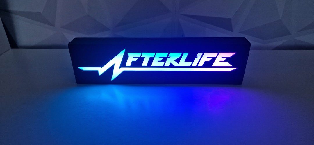 Afterlife Light, LED Night Light, Cyberpunk Lamp, Neon USB Gadget, Game ...