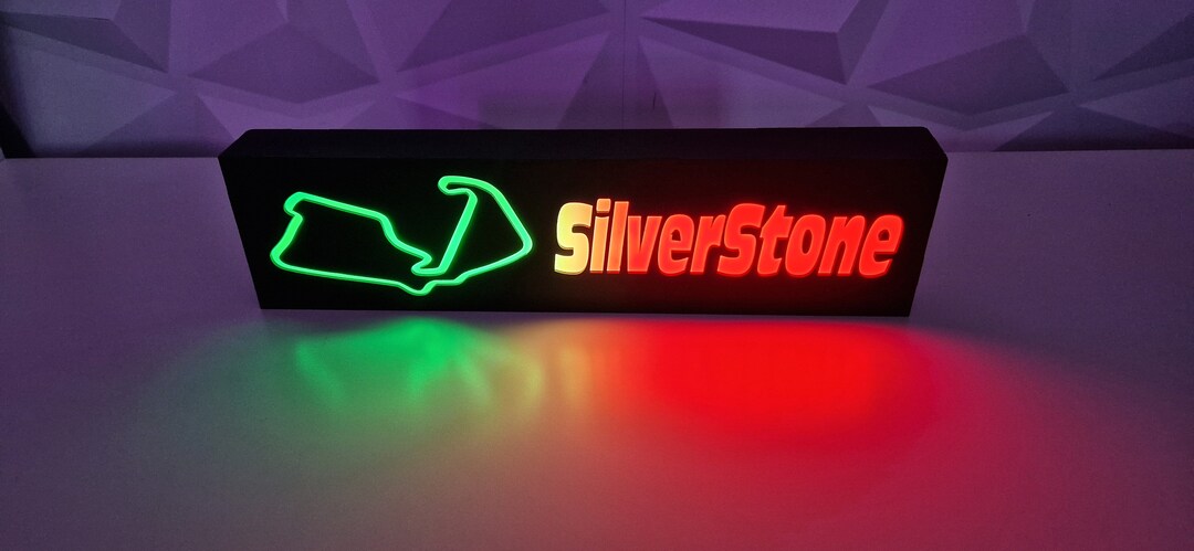 Formula 1 Race Track Light, Silverstone Circuit Light, Neon USB Gadget ...