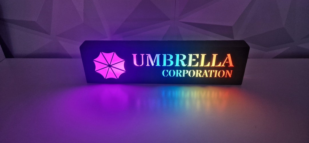 Umbrella Corporation Light, Resident Evil Night Light, Neon USB Gadget ...