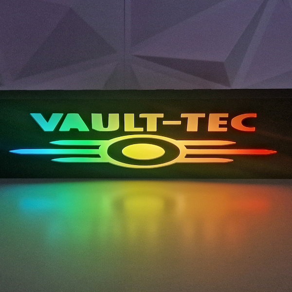 Light up Fallout Vault Signs - Etsy UK