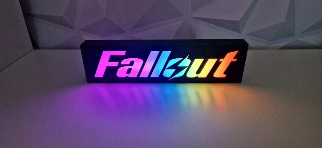 Fallout Themed Light, Gamer Gift Night Light, Neon USB Gadget, Game ...