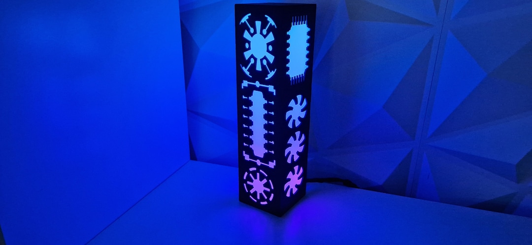 Computer Themed Light, PC Night Light, Sci-fi Lamp, Cyberpunk Decor ...