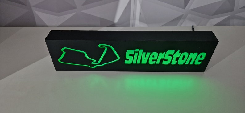 Formula 1 Race Track Light, Silverstone Circuit Light, Neon USB Gadget ...