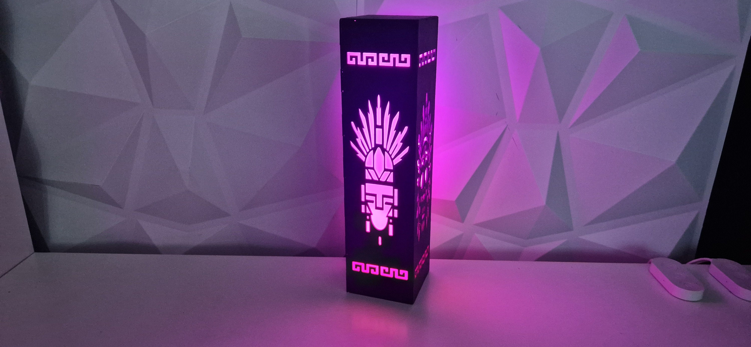 Aztec Mythology Light, Aztec Mask Night Light, Sci-fi Lamp, Mayan Home ...