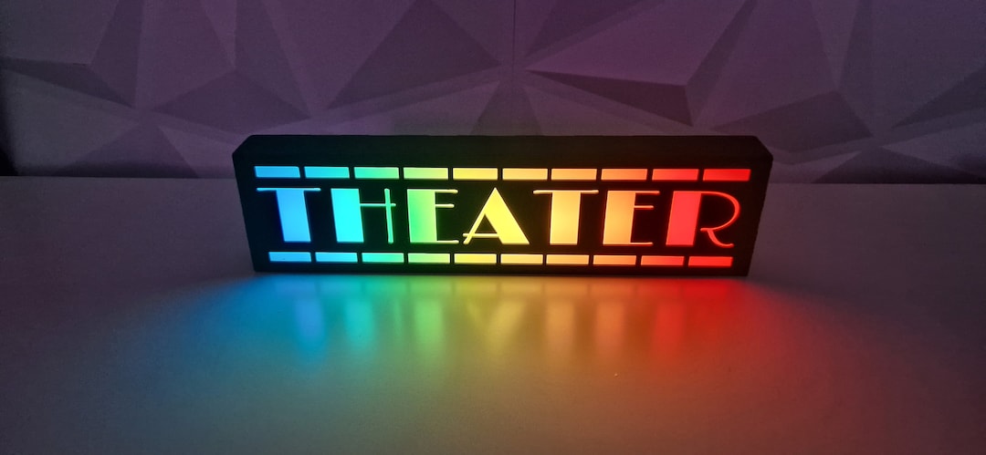 Theatre Light, Home Cinema Lamp, LED Night Light, Neon Gadget, Movie ...