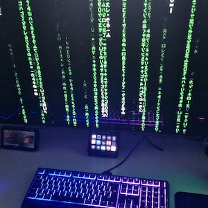 Matrix Light, LED Night Light, Sci-fi Lamp, Cyberpunk Decor, USB Gadget ...