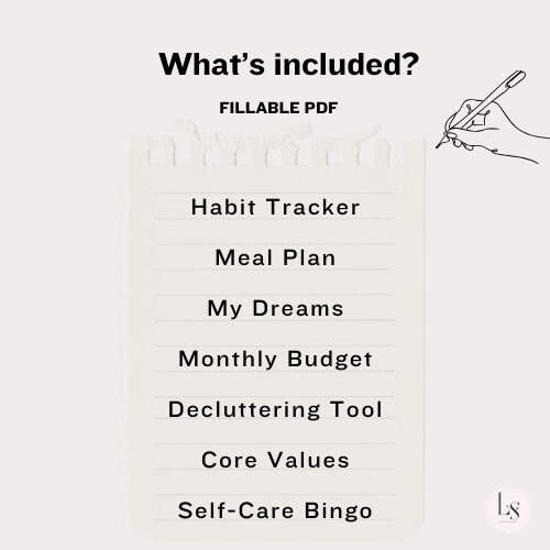 Slow Living Planner | Fillable Workbook - Etsy