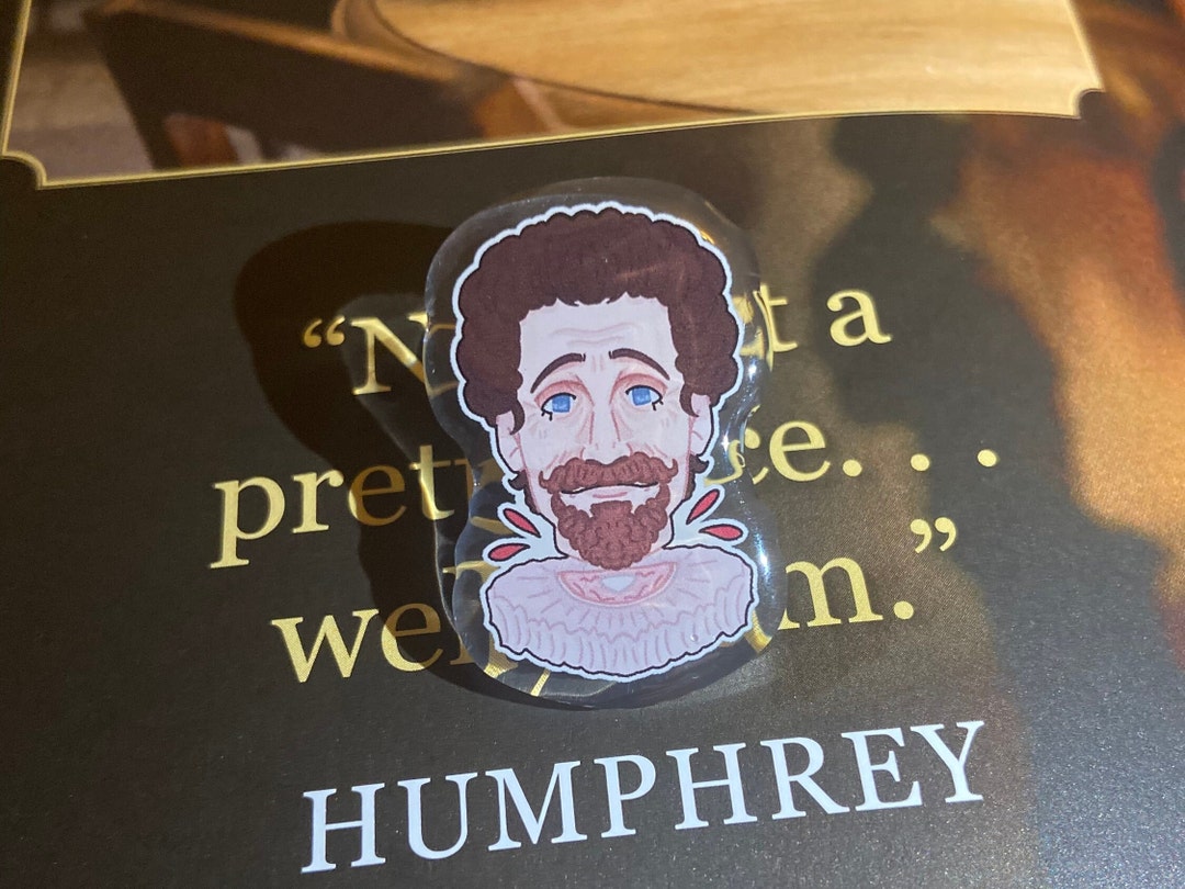BBC Ghosts Humphrey Bone Acrylic Pin - Etsy