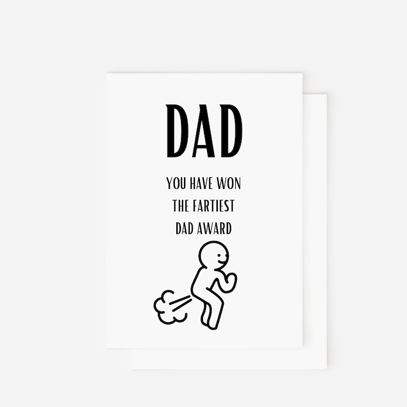 Dad Funny Birthday Card for Dad | Father | Fathers Day Card | Unique ...