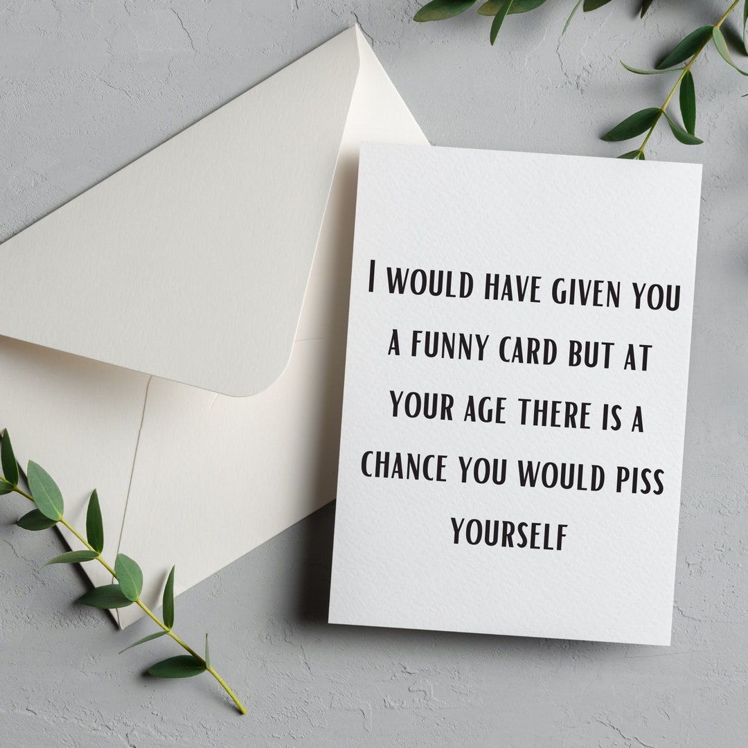 Funny Birthday Card Rude Card Greetings Card Special Special Friend ...