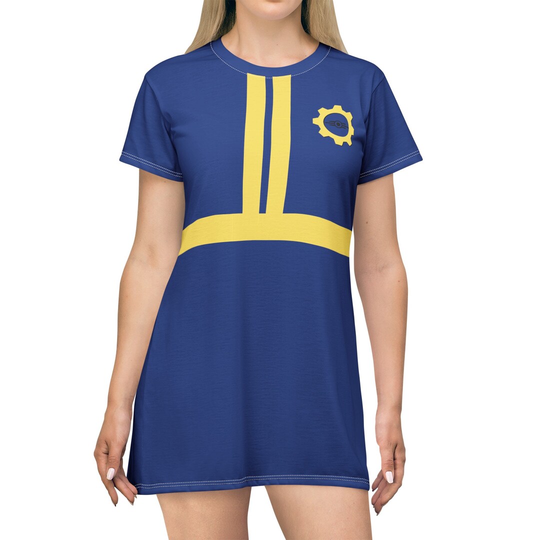 Vault Dweller 33 T-shirt Dress Fallout Merch Gamer Gift Idea Nightie ...