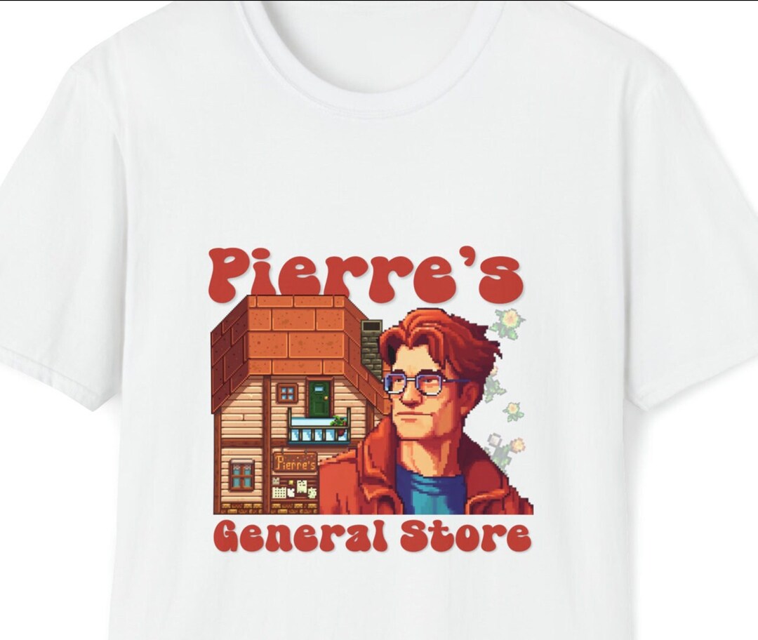 Pierre's General Store Tshirt Stardew Valley Merch Multiple Colors - Etsy