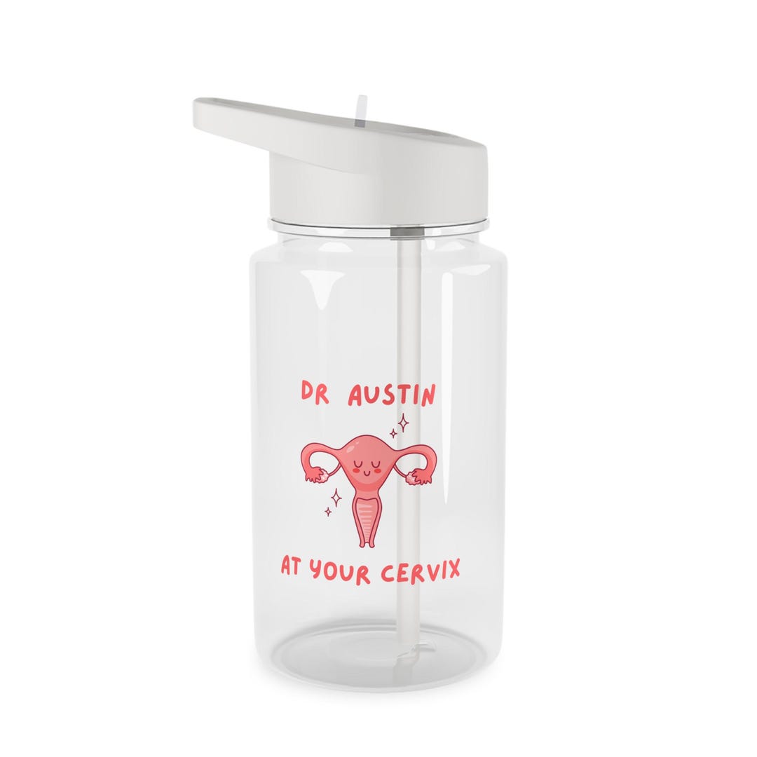 Dr OBGYN at Your Cervix Water Bottle Personalizable Custom Midwife ...