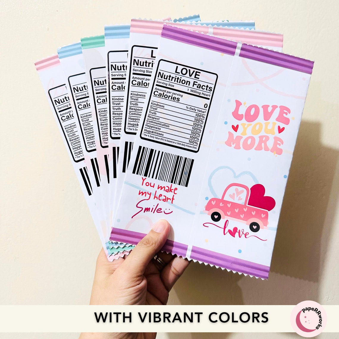 Valentines Chip Bag Template, Chip Packet, Chip Bag Printable ...