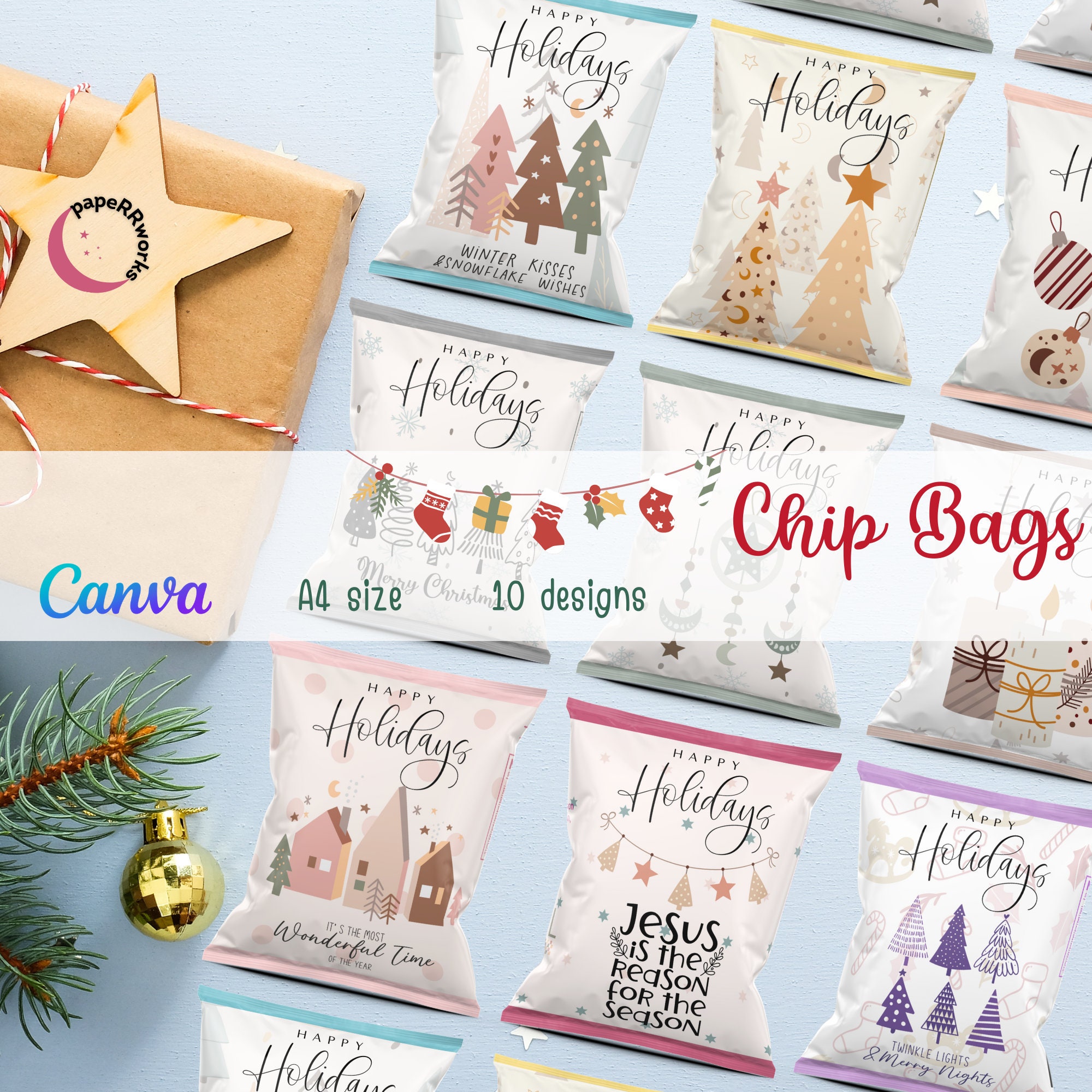 Chip Bag Template, Chip Packet ,chip Bag Layout , Chip Bag Printable ...
