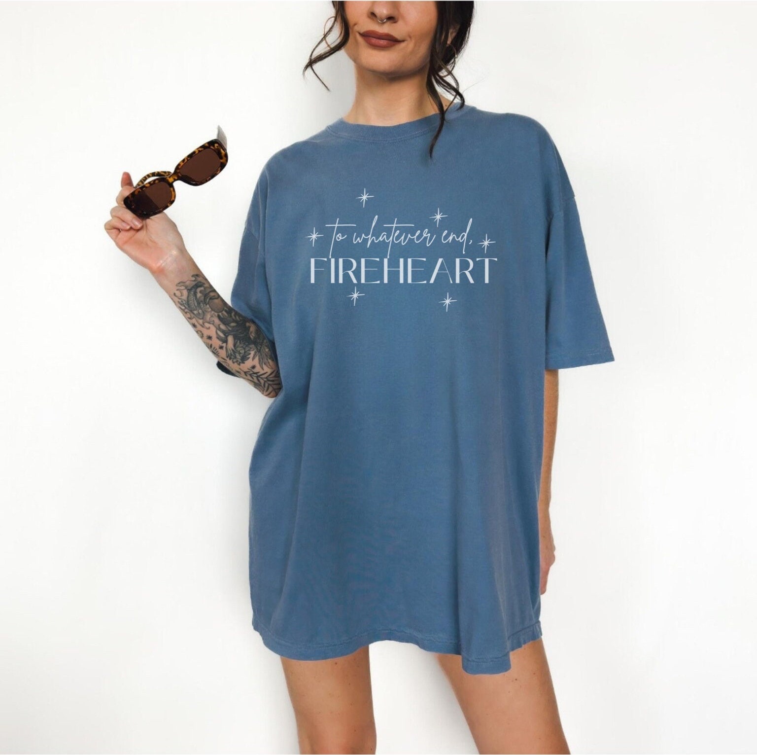 FIREHEART Tshirt Aelin Galathynius Shirt to Whatever End Terrasen ...