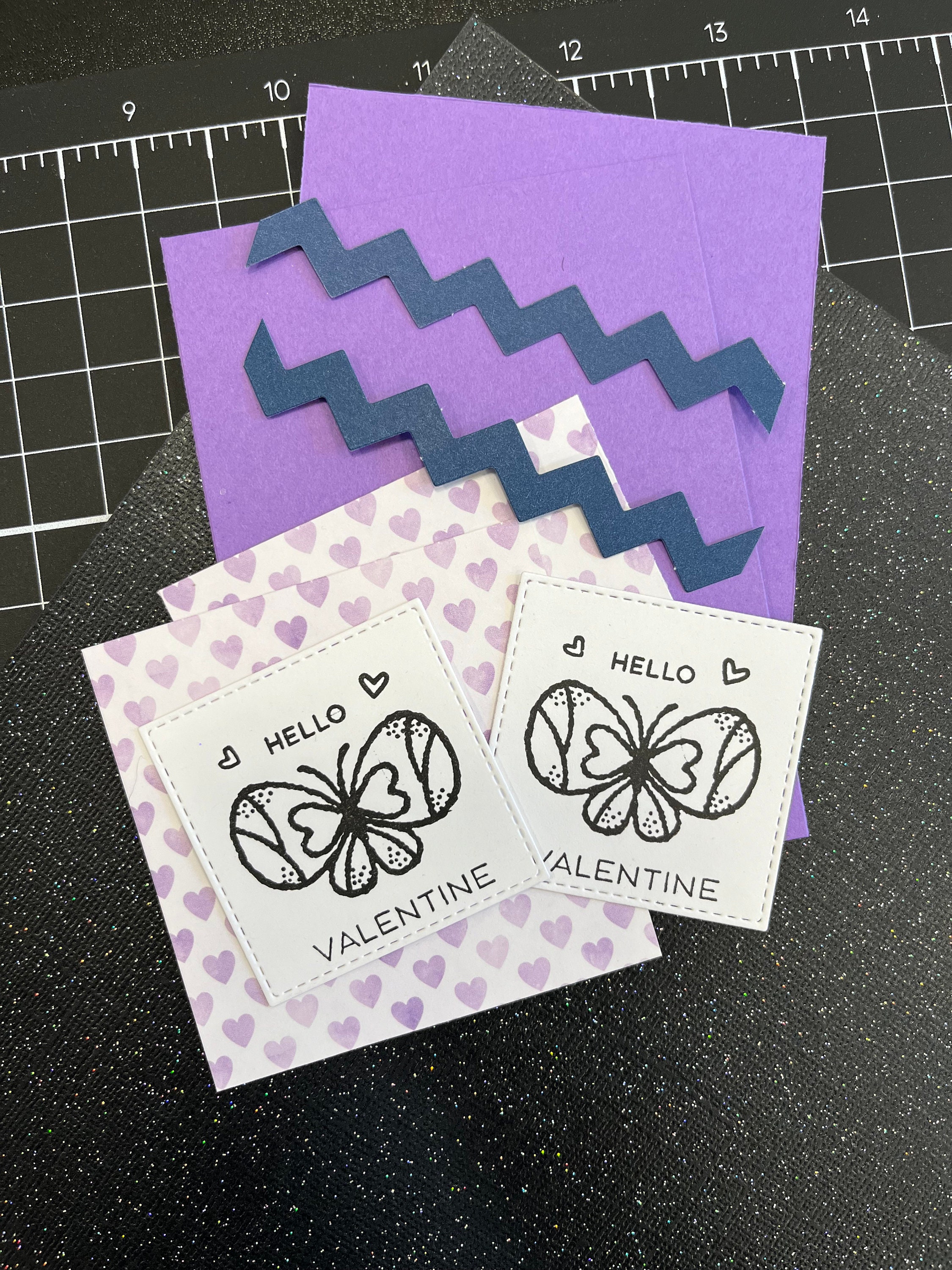 Valentine Card Kit Set of 8 for Kids DIY Card Kit Valentine's Day Kid ...