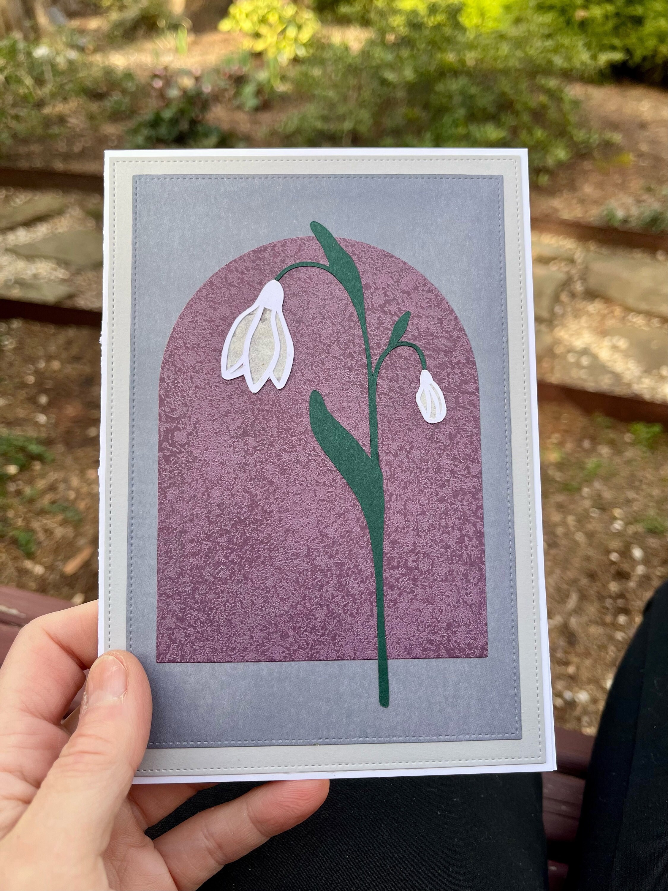 Miscarriage Card Loss of Pregnancy Lost Baby Thinking of You Snowdrop ...