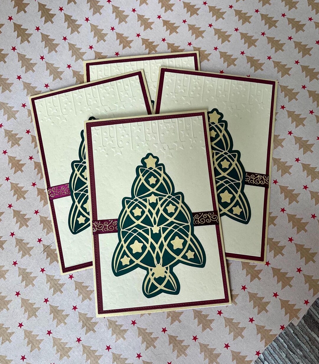 Irish Christmas Card Set of 4 | Celtic Christmas Card Set | Christmas ...