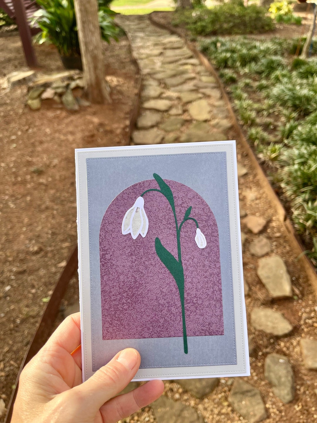 Miscarriage Card Loss of Pregnancy Lost Baby Thinking of You Snowdrop ...