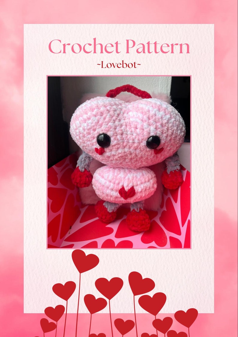 Lovebot Crochet Pattern - Etsy