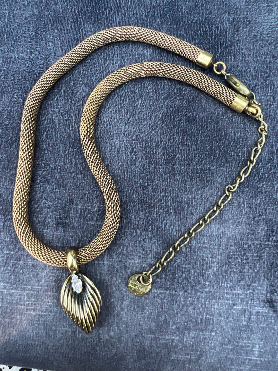 Ermani Bulatti Necklace With Pendant Art Noveau - Etsy